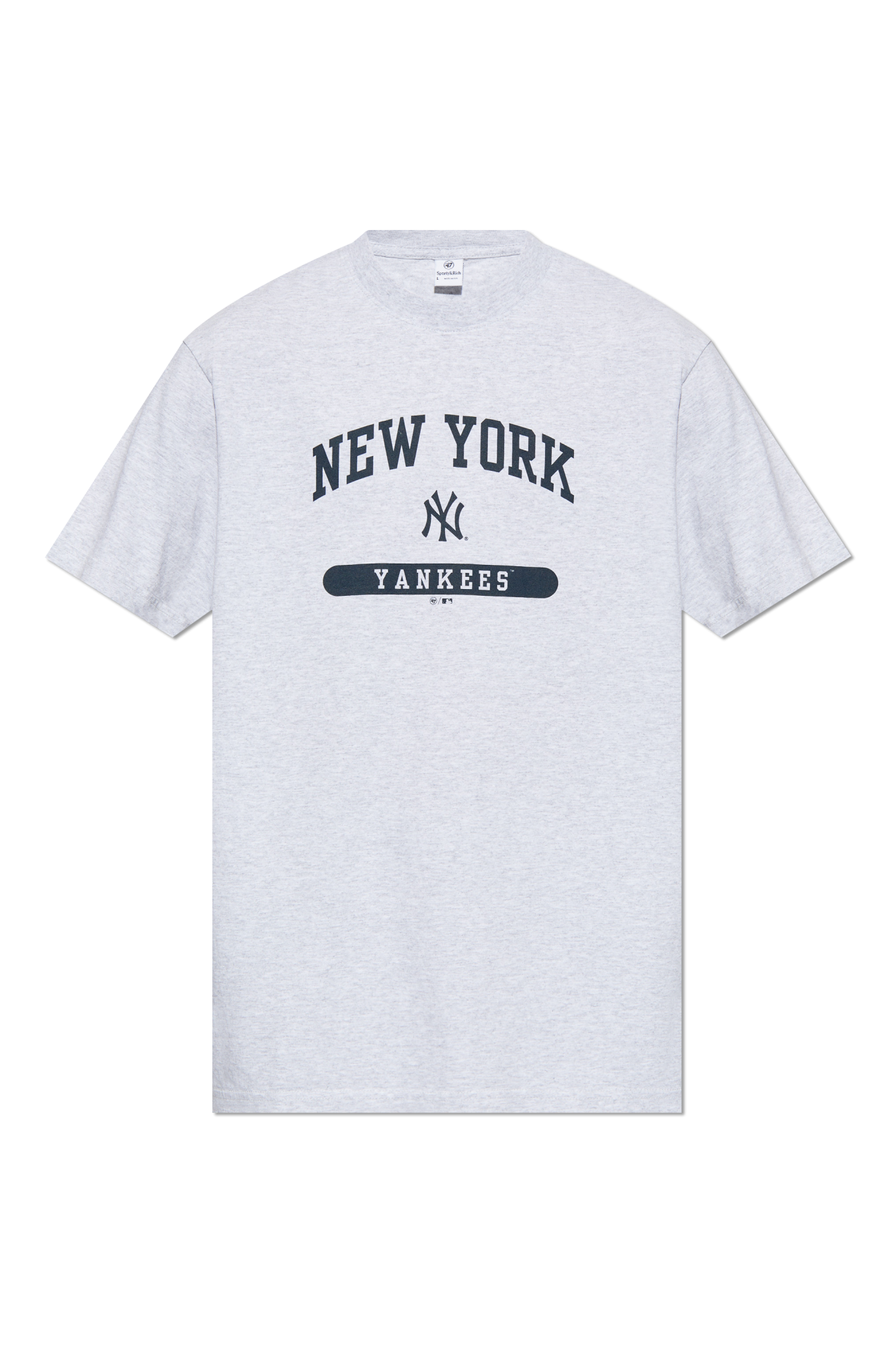 Szary T shirt z kolekcji 47 The New York Yankees Sporty Rich Vitkac Polska